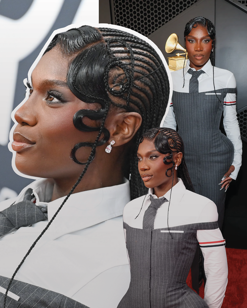 Doechii’s Grammy Braids & Finger Waves with tgin® 🏆 – Thank God It's ...